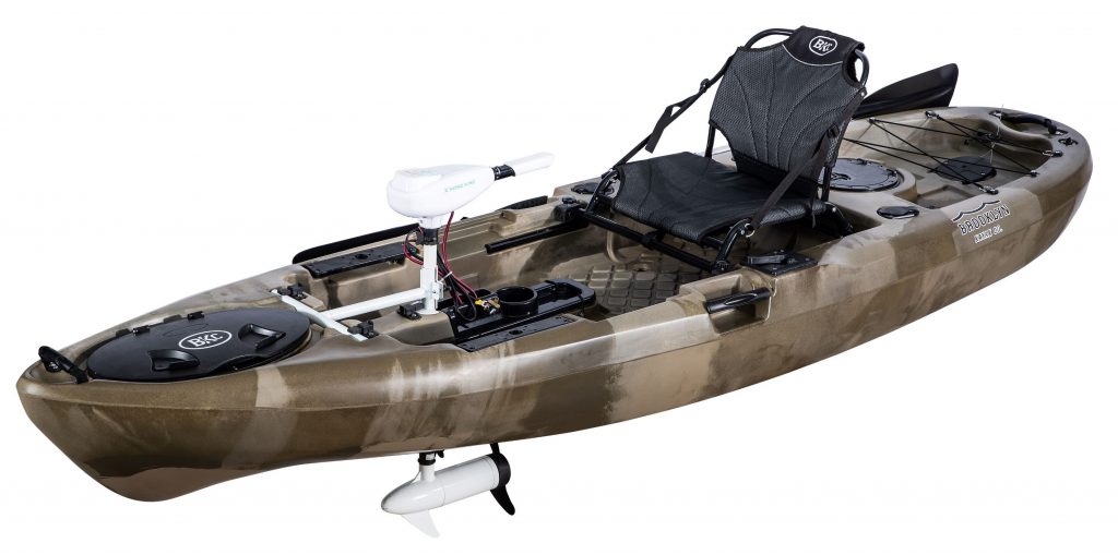 BKC - PK11 Angler 10.5-foot Sit On Top Solo Fishing Kayak w/ Trolling ...