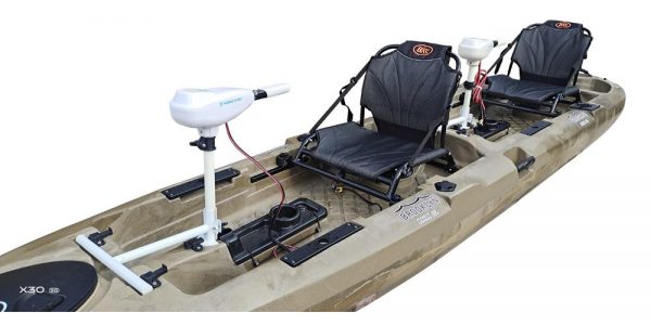 BKC - PK14 Angler 14-foot Sit On Top Tandem Fishing Kayak w/ Trolling ...