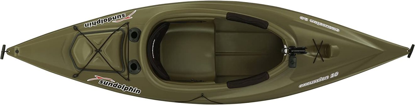 Sun Dolphin - Excursion 10 Sit In Fishing Kayak | Sandbay Sports